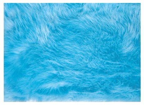 Click here for Fun Rugs Rectangle Light Blue Polyester Flokati Ki... prices