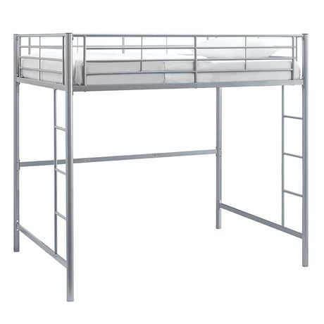Click here for Manor Park Modern Metal Full Size Loft Bed - Multi... prices