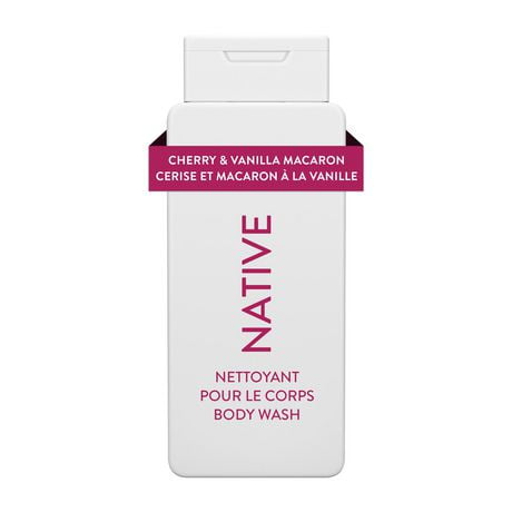 Native Natural Body Wash, Cherry Vanilla & Macaron, Sulfate Free ...