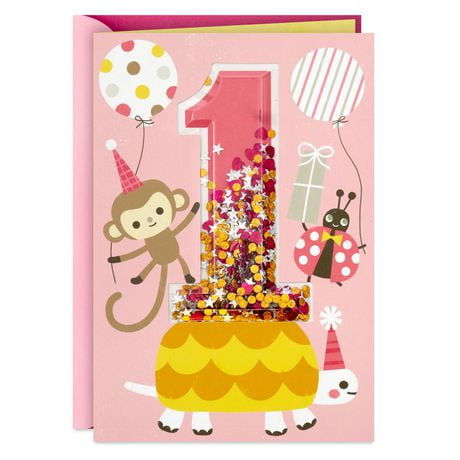 Hallmark First Birthday Card for Girls (Look Who's 1) | Walmart Canada
