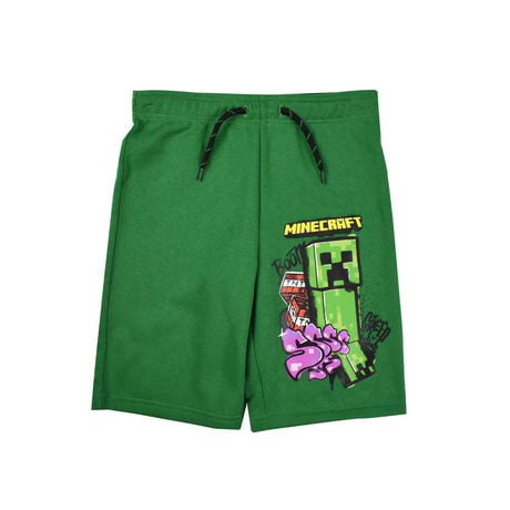 Boys Minecraft Creeper on Wall Shorts | Walmart Canada