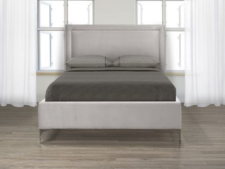 Click here for Brassex Inc Full Platform Bed  Dark Grey Grey Full prices