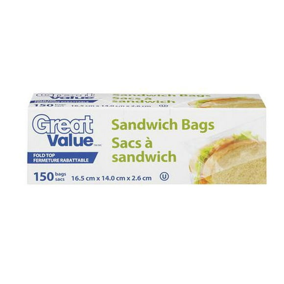 Sandwich & Resealable Bags | Walmart Canada