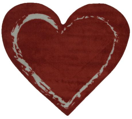 Click here for Fun Rugs Multi-Colored Red Heart Kids Rug Red 3 Ft... prices