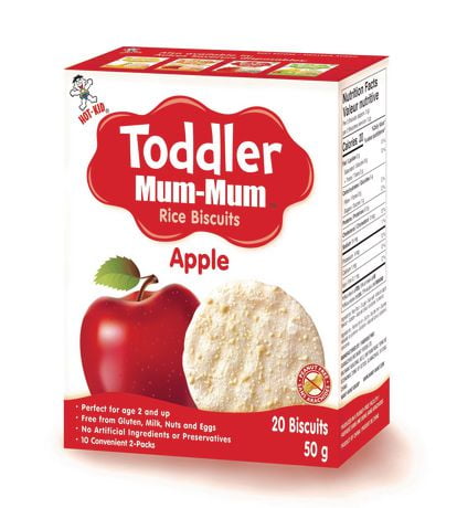 Toddler Mum-Mum Apple Rice Biscuit | Walmart Canada