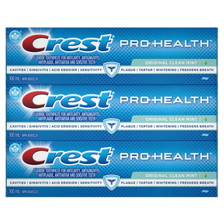 Crest Pro-Health Original Clean Mint Flavour Toothpaste | Walmart Canada
