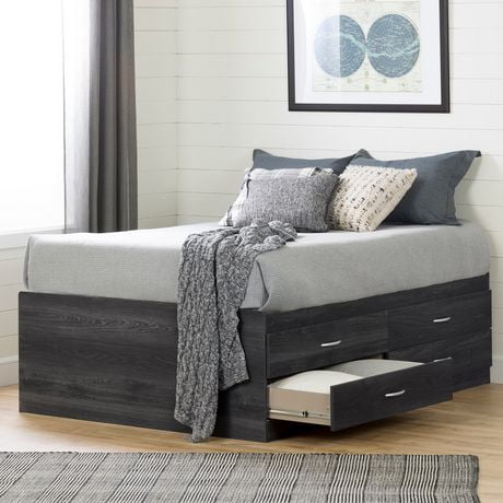 South Shore Step One Full Captain's Bed in Pure White | Walmart Canada
