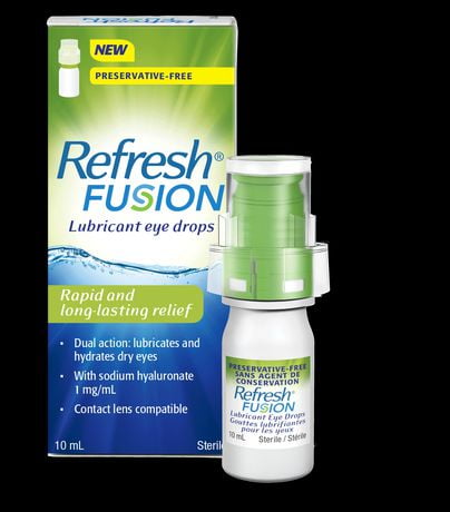 Refresh Fusion, Lubricant Eye Drops- Preservative Free. - Walmart.ca