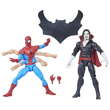Hasbro Marvel Legends Series Spider-Man vs Morbius, Spider-Man ...