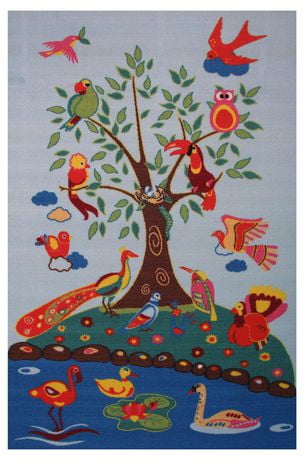 Click here for Fun Rugs Rectangle Multi-Colored Birds Of Paradise... prices
