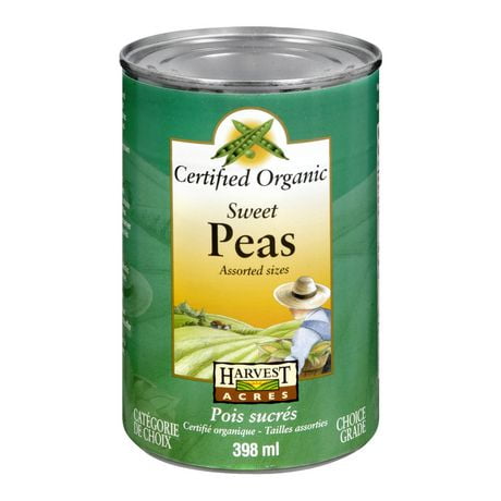 Harvest Acres Organic Peas, 398ML - Walmart.ca