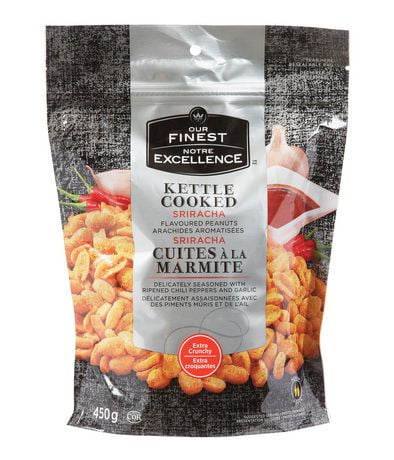 Our Finest Kettle Cooked Peanuts Sriracha Flavoured Peanuts | Walmart ...