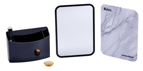 LockerMate Locker Accessories 5-Piece Kit, Marble | Walmart Canada