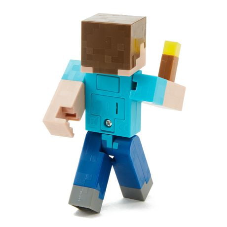 Minecraft Torch-Sparking Steve Light-Up Figure | Walmart Canada