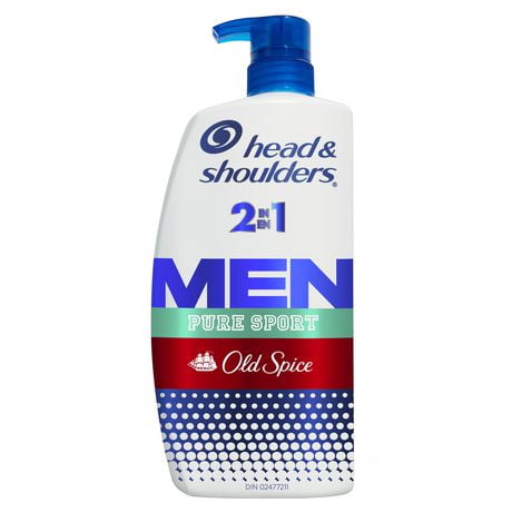 Head & Shoulders Old Spice Pure Sport 2-in-1 Anti-Dandruff Shampoo ...