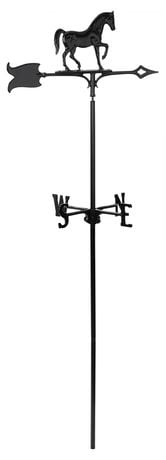 Click here for Klassen Bronze Horse Garden Weathervane  Black Bla... prices