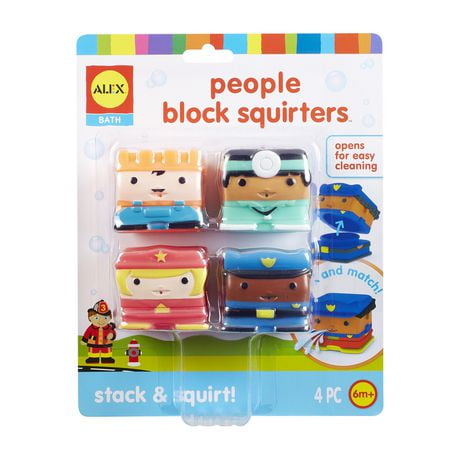 Click here for Alex Brands People Block Squirters Blue prices