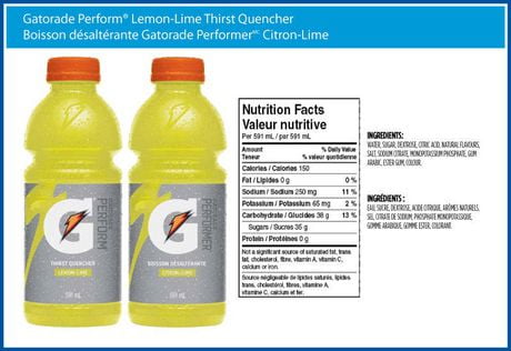 Gatorade Perform Lemon Lime | Walmart Canada