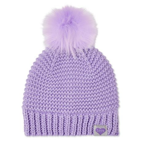 George Girls' Pompom Knit Toque - Walmart.ca