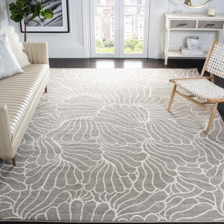 Click here for Safavieh Pyramind Katherina Floral Area Rug Grey /... prices