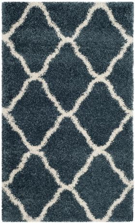 Click here for Safavieh Hudson Aline Geometric Shag Area Rug Slat... prices