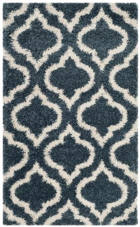 Click here for Safavieh Hudson Louise Geometric Shag Area Rug Sla... prices