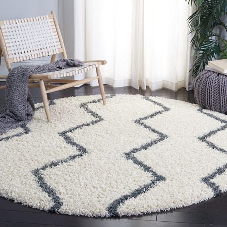 Click here for Safavieh Venus Carleen Chevron Shag Area Rug Ivory... prices