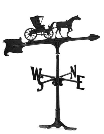 Klassen Bronze Large Country Doctor Cast Aluminum Weathervane, Black ...