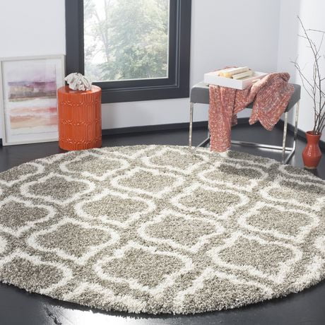 Click here for Safavieh Hudson Louise Geometric Shag Area Rug Gre... prices