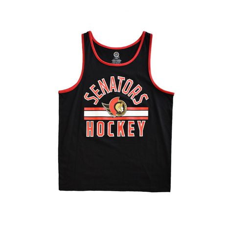 Click here for Mens Nhl Arch Stripe Ottawa Tank Top Black S prices