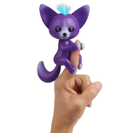 Fingerlings - Interactive Baby Fox - Sarah (Purple & Blue) By WowWee ...
