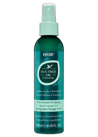Hask Tea Tree Oil & Rosemary Invigorating 5-in-1 Leave-In Spray ...