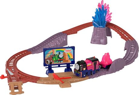 Thomas & Friends Ashima’s Hilly Adventure Toy Train Set with Motorized ...