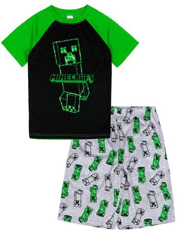 Minecraft two piece pajama set for boys | Walmart Canada