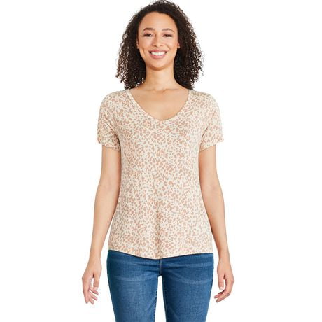 George Women's Voop Neckline Tee | Walmart Canada