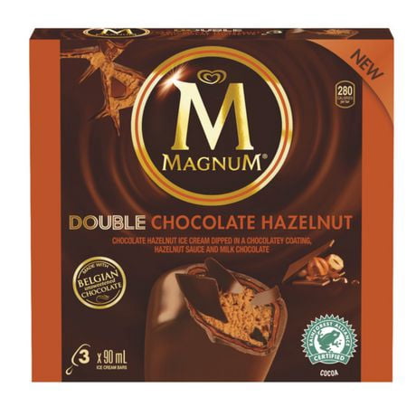 Magnum® Double Chocolate Hazelnut Ice Cream 3x90mL | Walmart Canada
