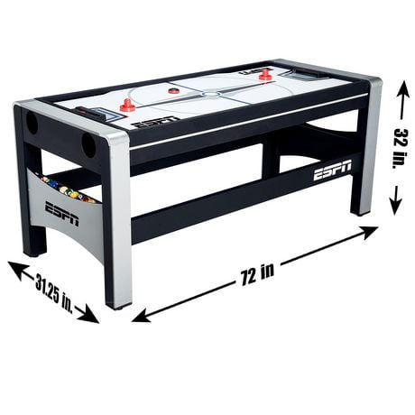 Click here for Espn 72 Inch 4-In-1 Swivel Combo Game Table Multic... prices