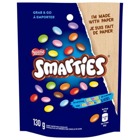 NESTLÉ SMARTIES Chocolate Resealable Bag, 130 g - Walmart.ca