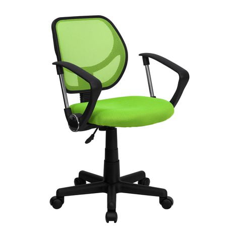 Click here for Flash Furniture Mid-Back Green Mesh Swivel Task Ch... prices