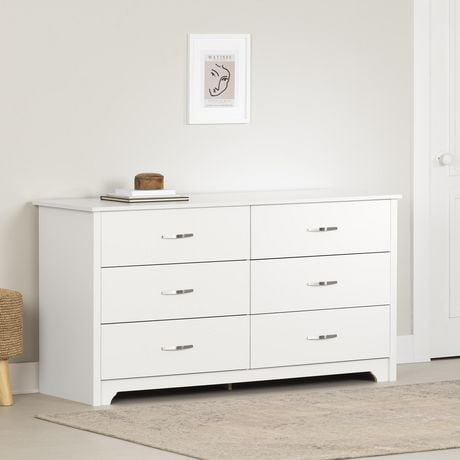 Click here for South Shore Fusion 6-Drawer Double Dresser White prices