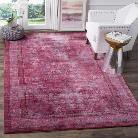 Click here for Safavieh Valencia Jeanette Border Area Rug Red / M... prices
