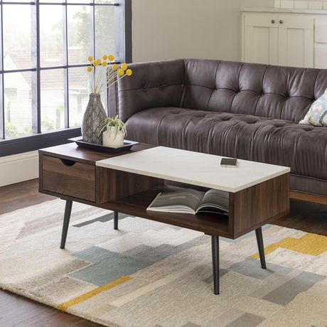 Click here for Manor Park Mid Century Modern Coffee Table With St... prices