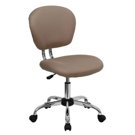 Click here for Flash Furniture Mid-Back Coffee Brown Mesh Padded... prices