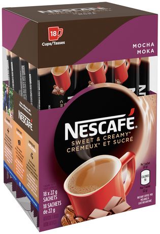 NESCAFÉ Sweet & Creamy Mocha, Instant Coffee Sachets | Walmart Canada