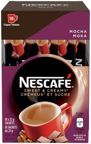 NESCAFÉ Sweet & Creamy Mocha, Instant Coffee Sachets | Walmart Canada
