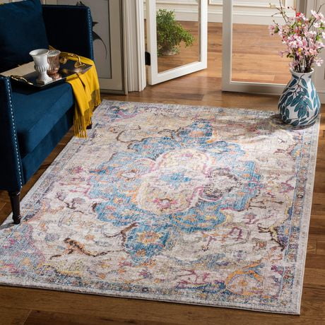 Click here for Safavieh Bristol Waverly Traditional Area Rug Blue... prices
