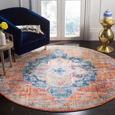 Click here for Safavieh Bristol Waverly Traditional Area Rug Blue... prices