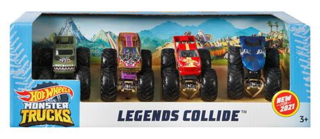Click here for Hot Wheels Monster Trucks 4-Pack Of 1:64 Scale Die... prices