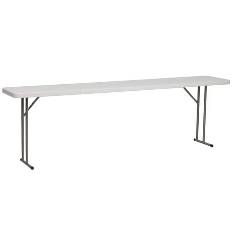 Click here for Flash Furniture 18W X 96L Granite White Plastic Fo... prices