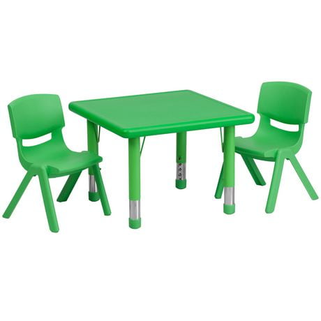 Click here for Flash Furniture 24 Square Green Plastic Height Adj... prices